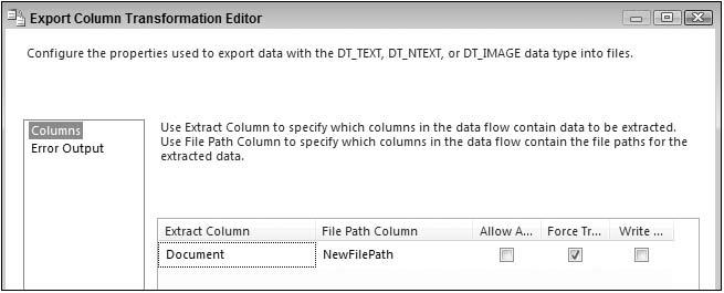 My Bi Stuff Export Column Ssis