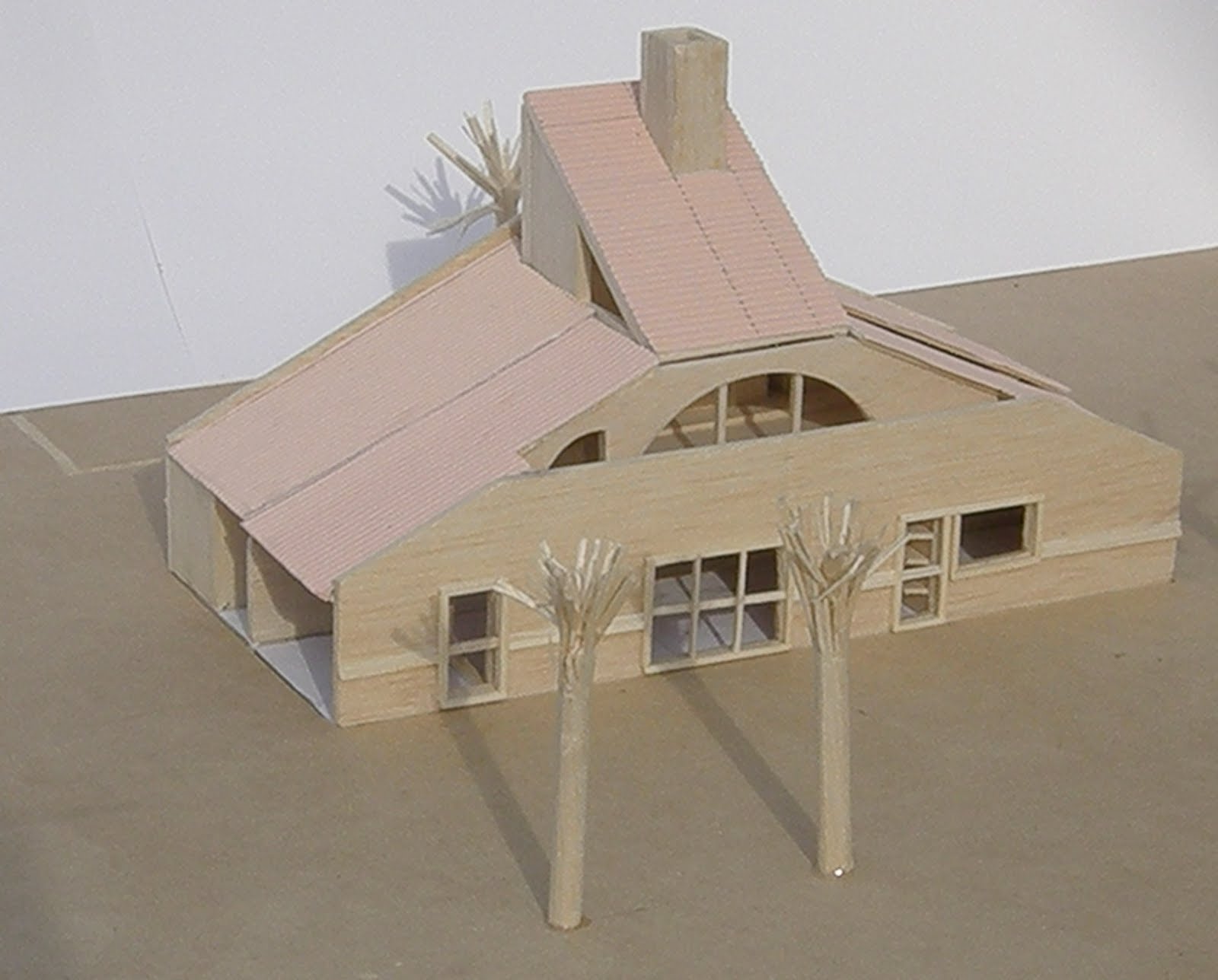 William Linehan: PHOTO'S OF THE MODEL - ROBERT VENTURI'S MOTHER'S HOUSE