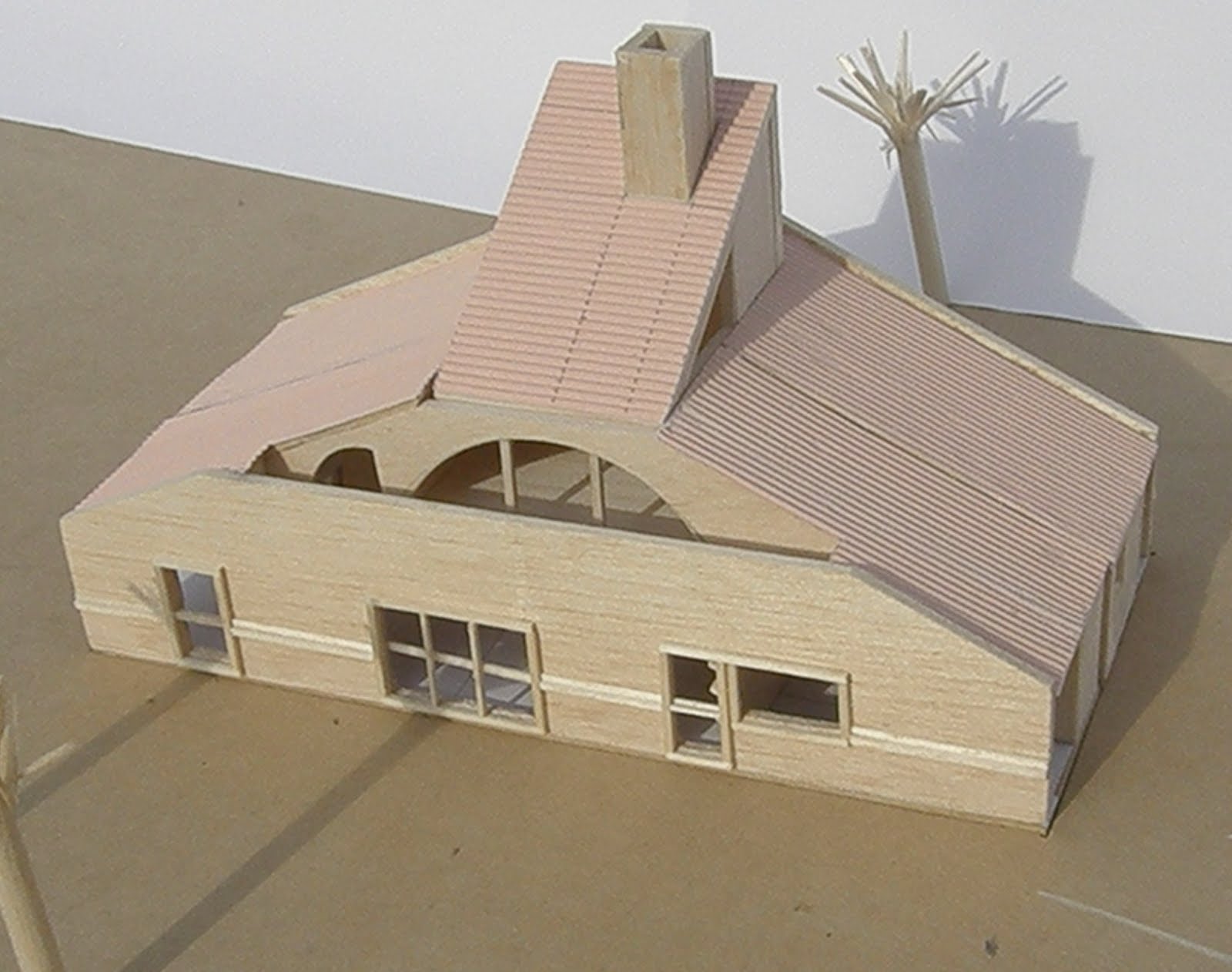 William Linehan: PHOTO'S OF THE MODEL - ROBERT VENTURI'S MOTHER'S HOUSE