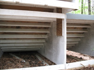 Cleaning Out the Basement: Half Pipe Skateboard Ramp