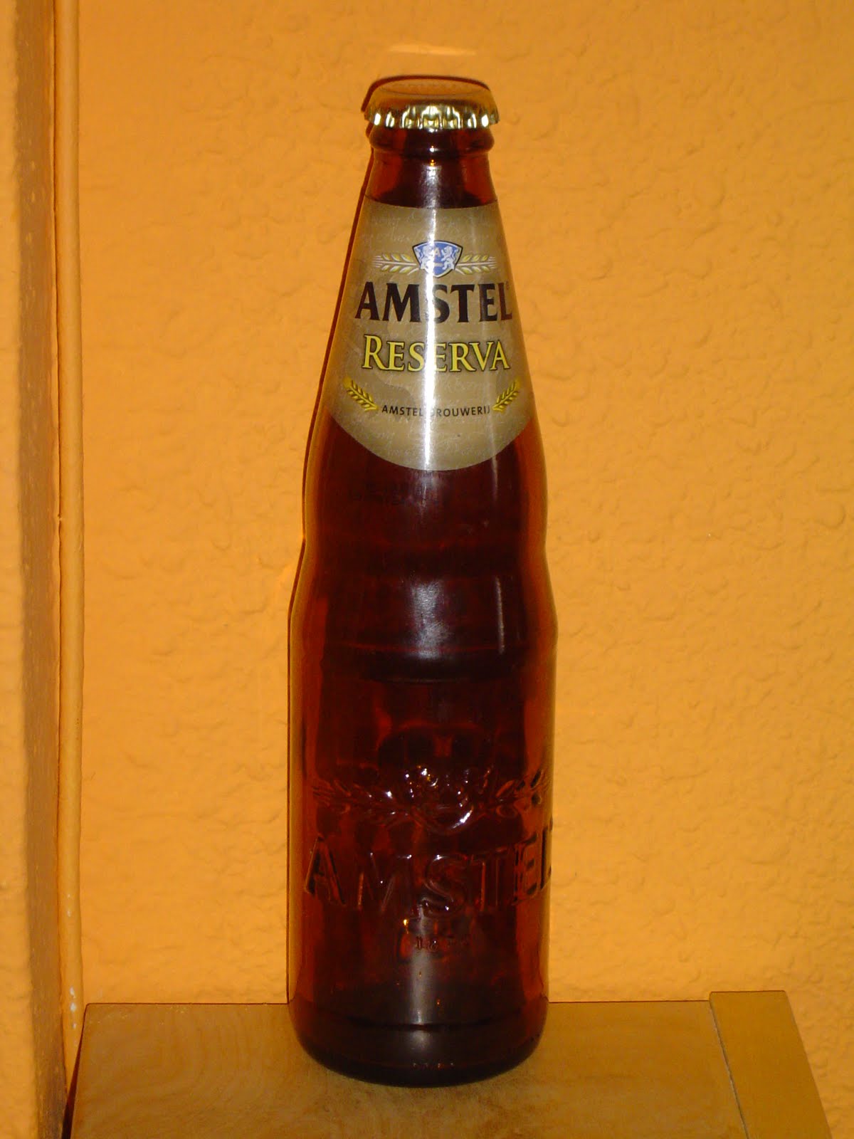 Coleccionando cervezas: Amstel Reserva