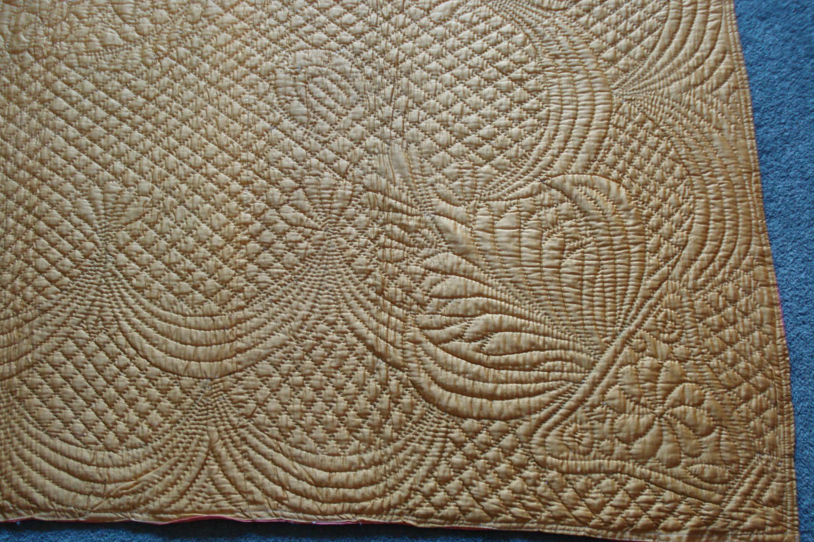 Welsh Quilts: 1940's Quilts - Wilkinson Wedding Quilt 1946