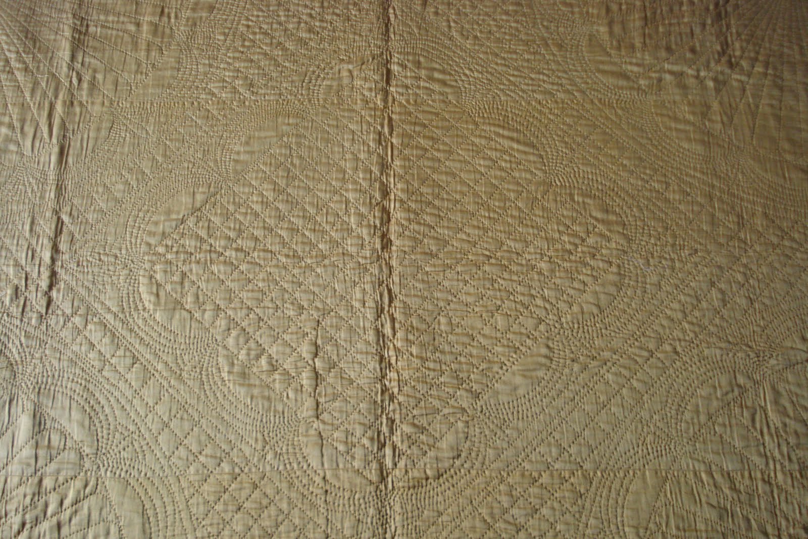 Welsh Quilts: Welsh Green and Yellow Quilt - Unusual Patterns