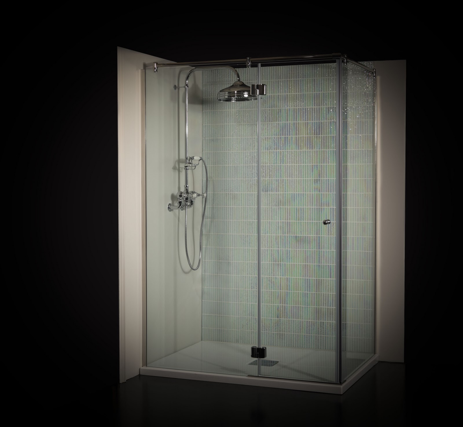 The Latest News From Albion: Designer Frameless Shower Enclosures