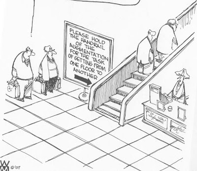 Comic Strips Humour!: What is an escalator?