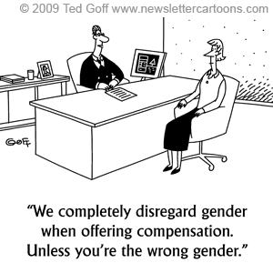 Comic Strips Humour!: Workplace gender discrimination!