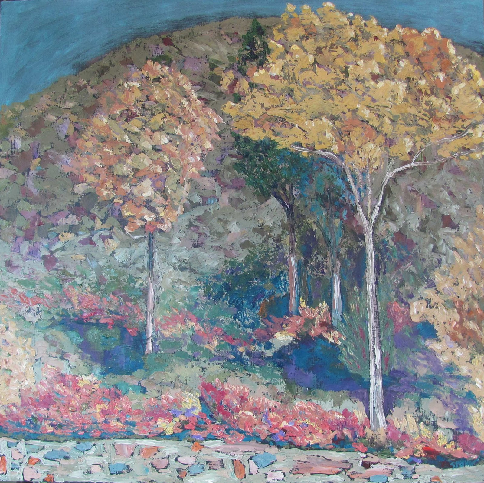 Artist Susan Spohn: Fall Hillside