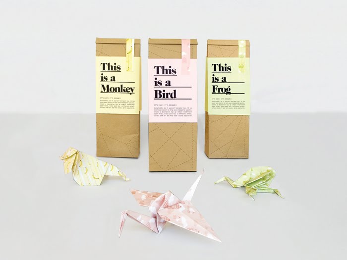 à margem: Embalagem "this is origami"