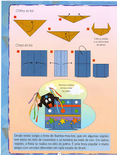CRIANDO...COPIANDO...COMPARTILHANDO...: Bumba Meu Boi -origami