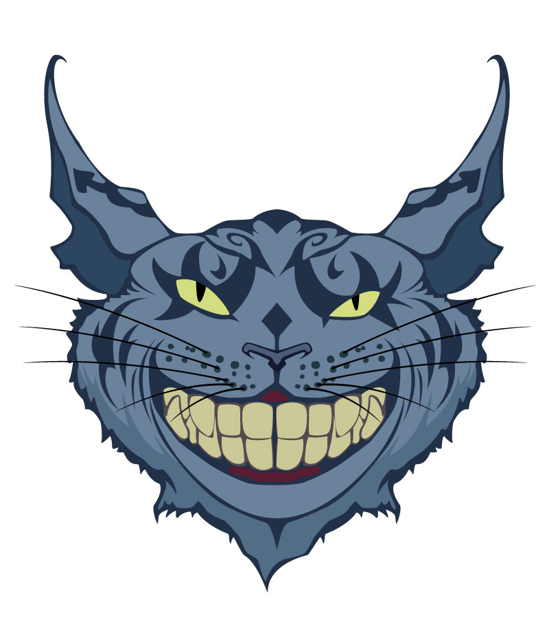 Cleo McKeever's Art Portfolio: Vector Cheshire Cat