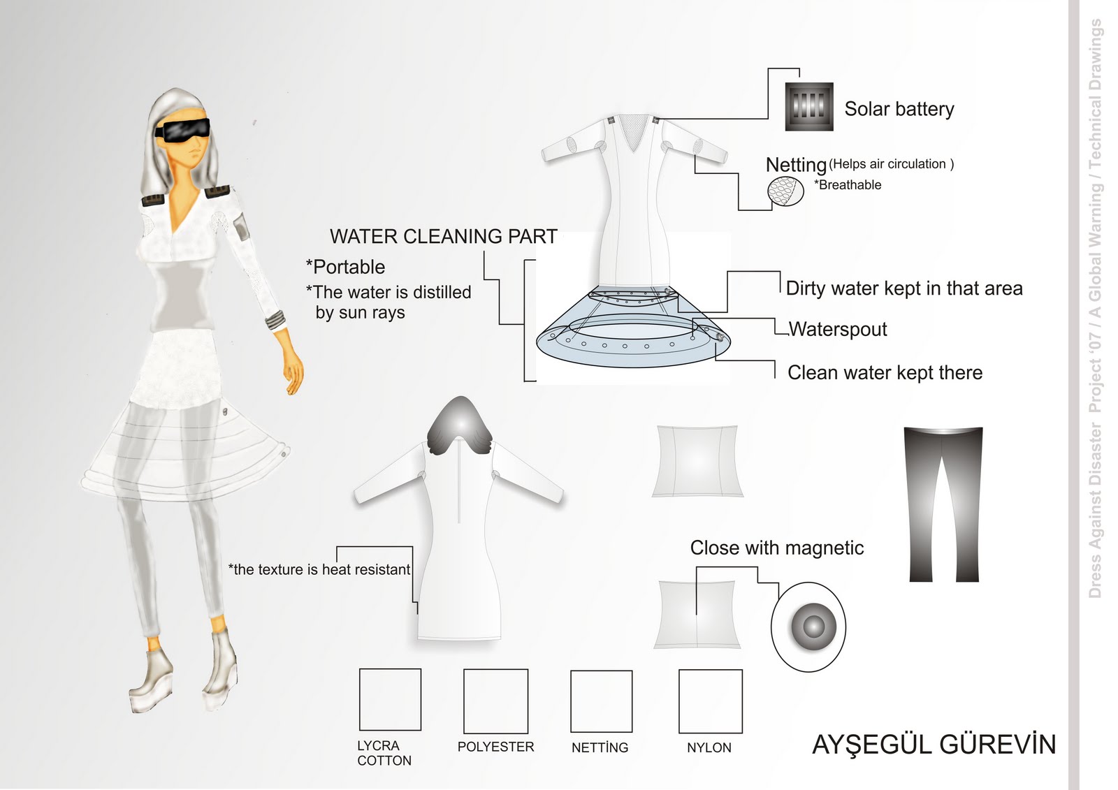 Ayşegül GÜREVİN: Dress Against Disaster Project - 'Global Warning'