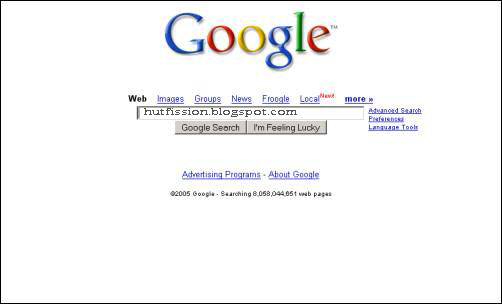 Evolution of Google Homepage [1997 - 2009]