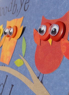 Lucy's Cards: Goodbye Owls...