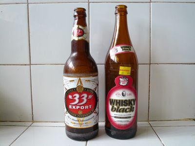 Ann&Chris in Cameroon: beer!