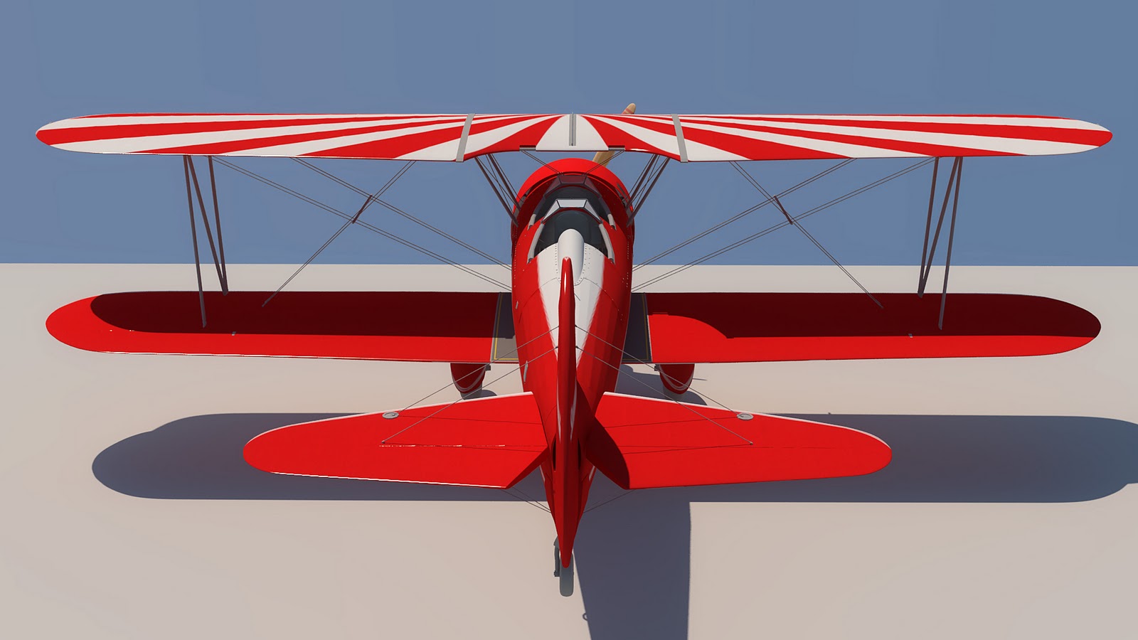 Praise for the Wicked: Stearman Biplane model