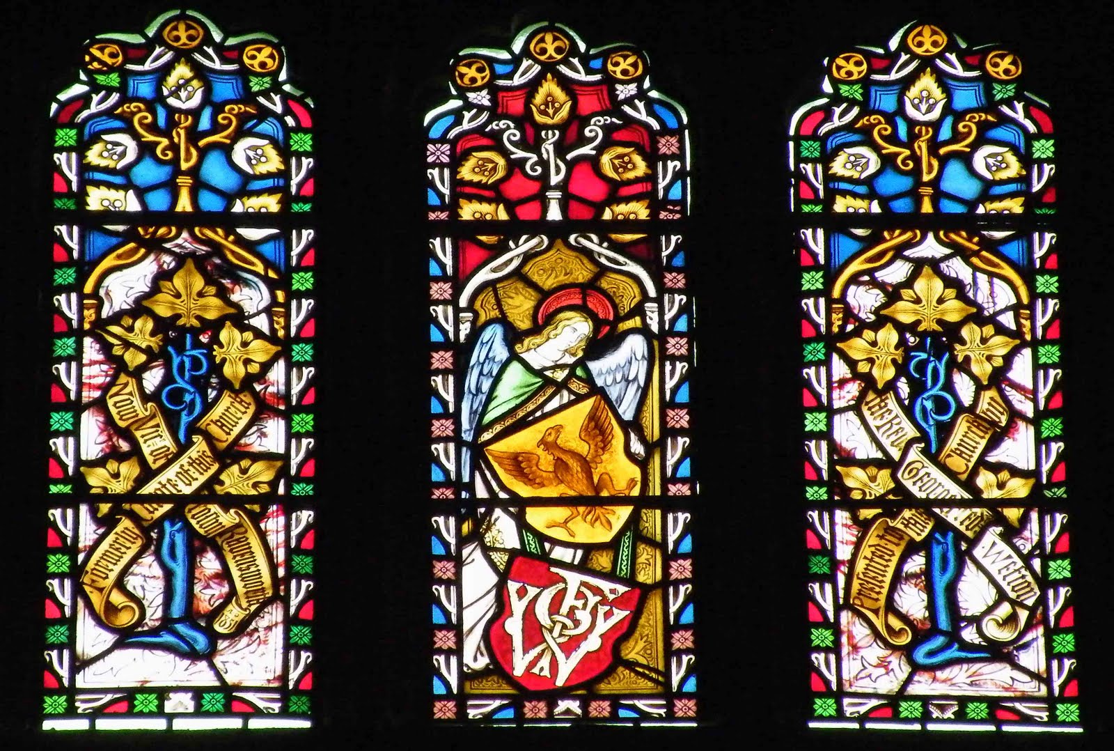 Cumbrian churches: Kendal Parish church Clerestory windows