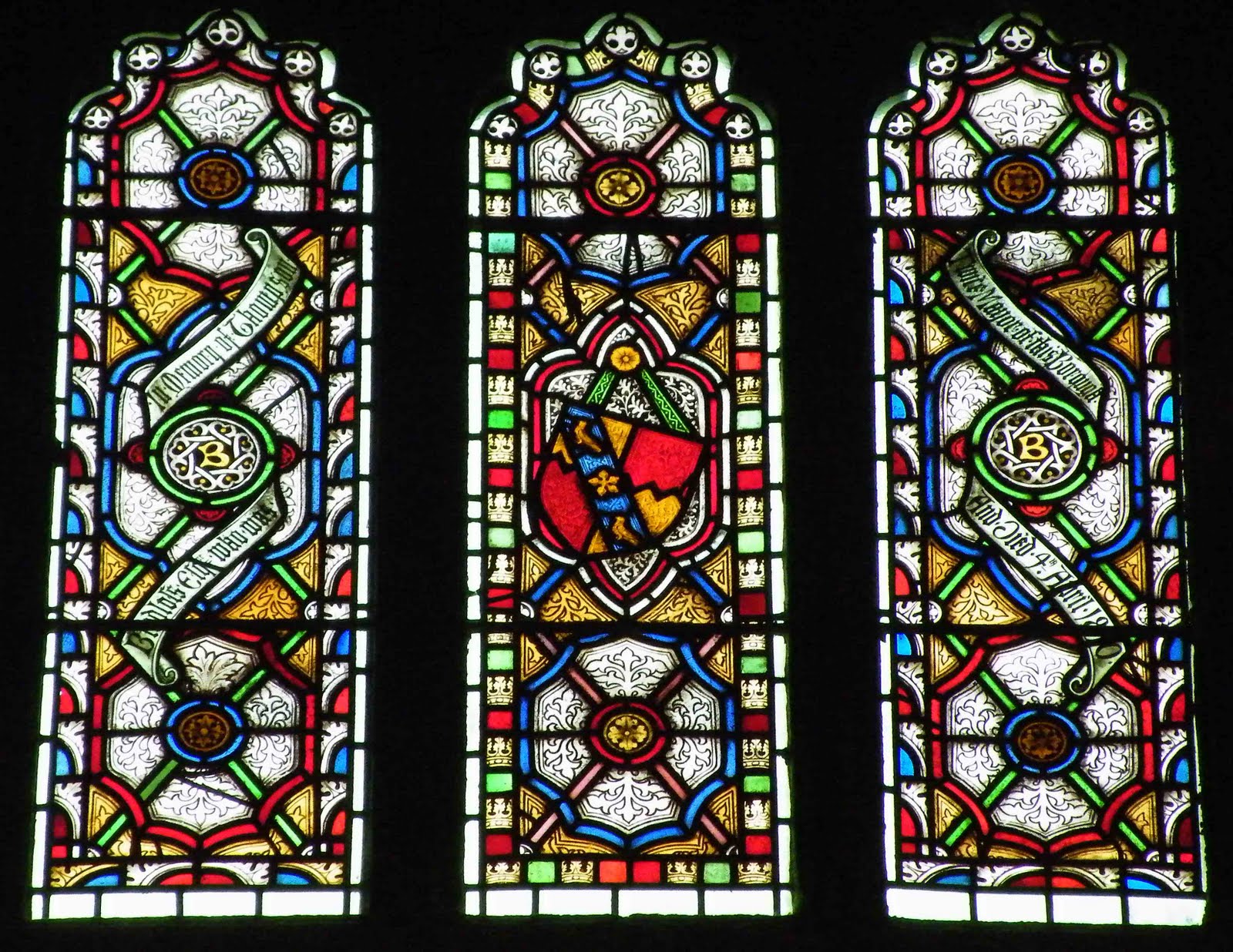 Cumbrian churches: Kendal Parish church Clerestory windows