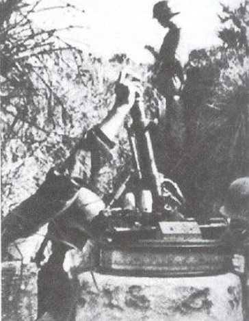 Fritzwaffen: 5cm GrW 36 - Elhelyezés erődítményekbe