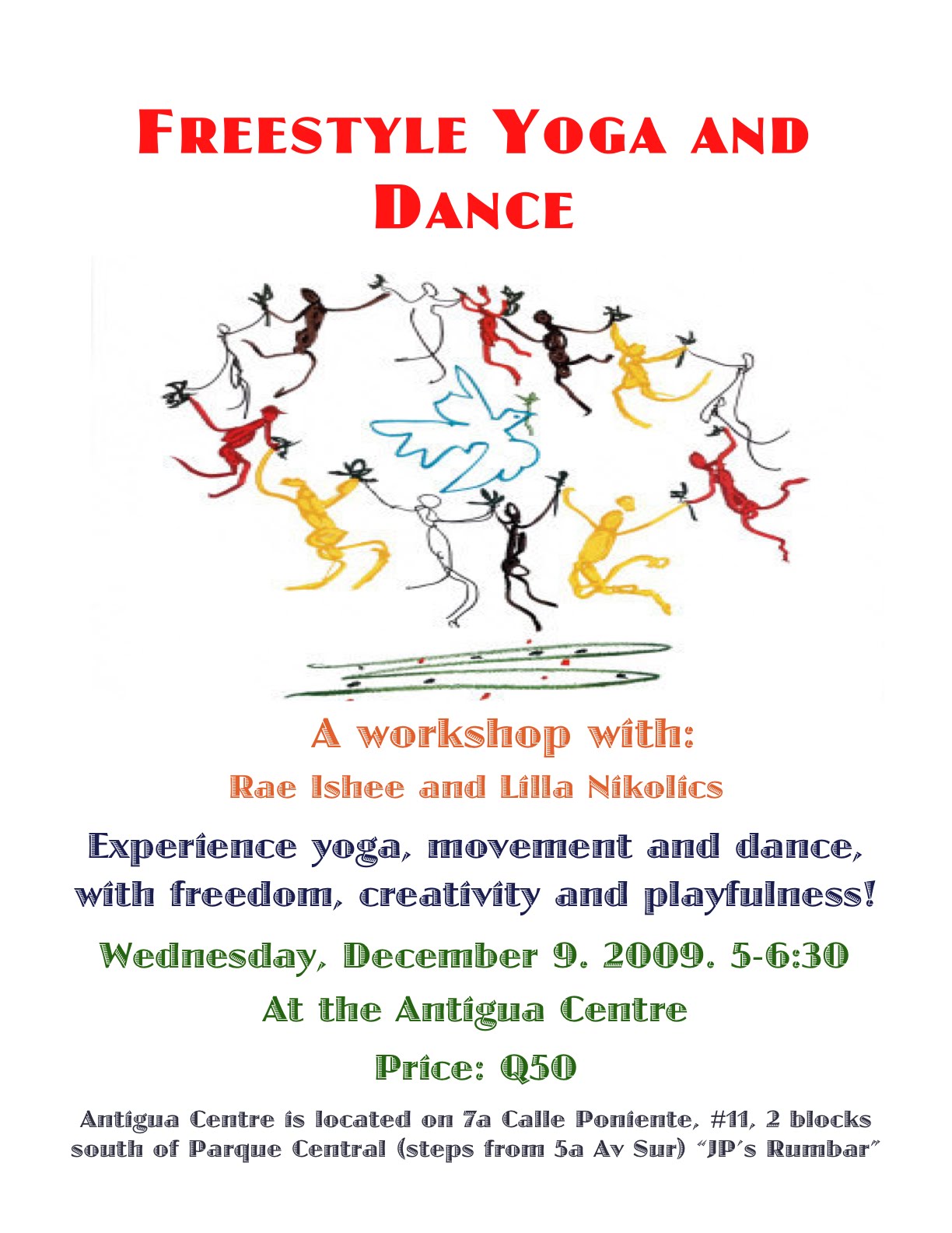 lillanik: Freestyle Dance and Yoga Workshop Flyer aka symbolic thinking ...