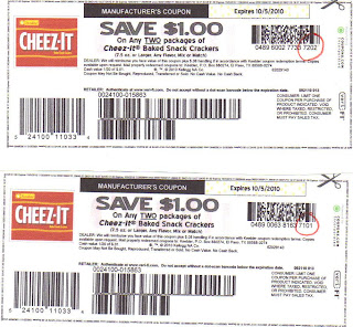 Savvy Coupon Clippers: Unique ID Numbers on Printable Coupons