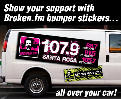 Broken Fm Blog: Broken FM Bumper Sticker Ad