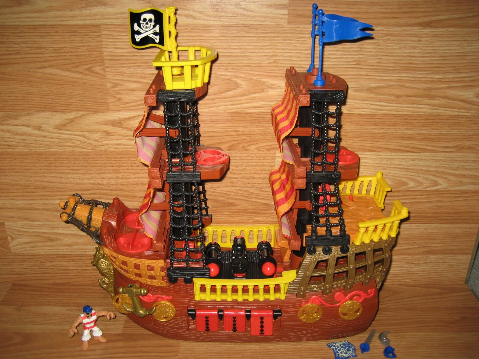 noboxtospeakof ( no box to speak of ): Imaginext Adventures Pirate Ship ...