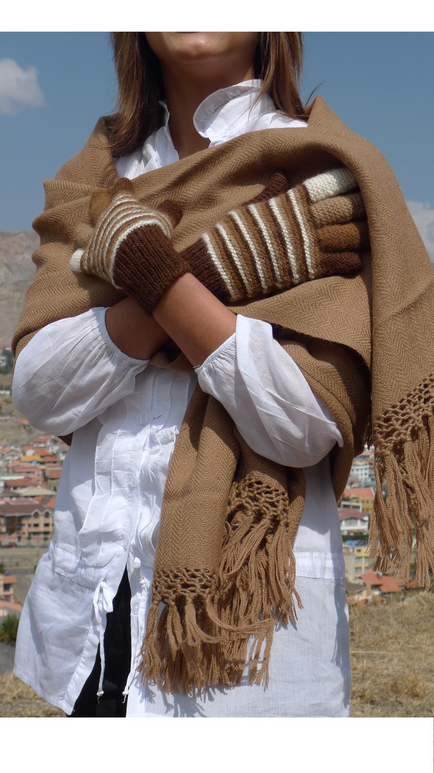 Telares Saminaka: Mantillas Medias Alpaca