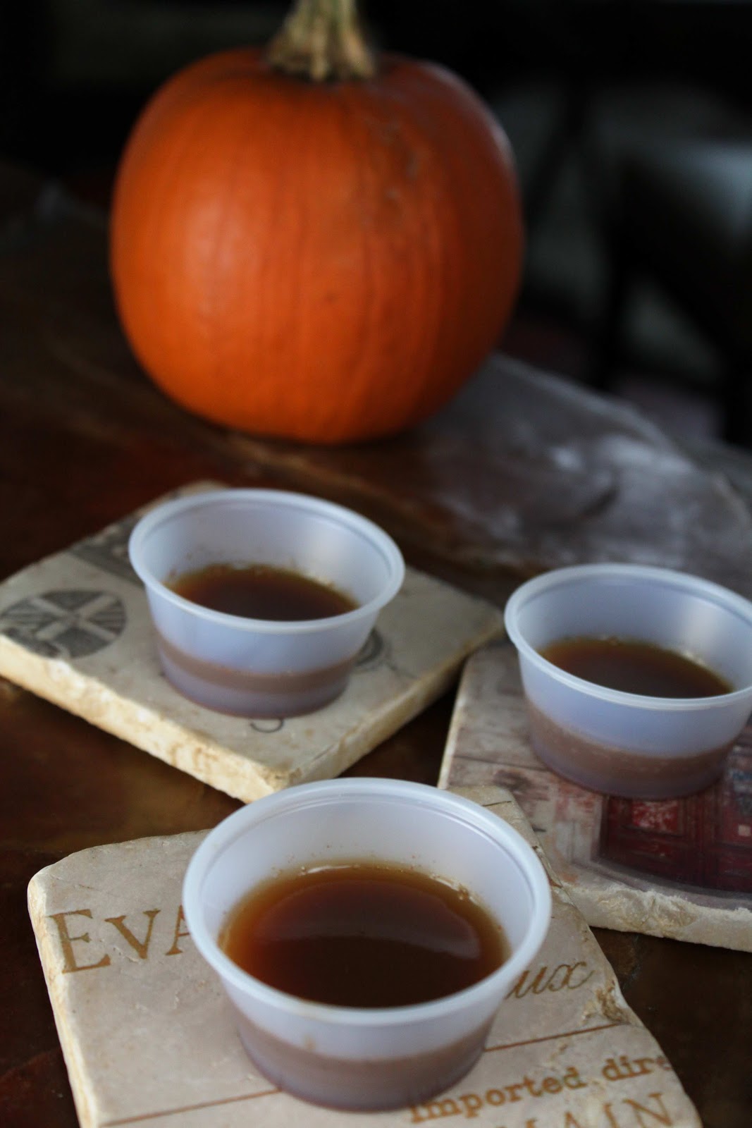 Fat and Happy Blog: Fall Spiced Pumpkin Jello Shots