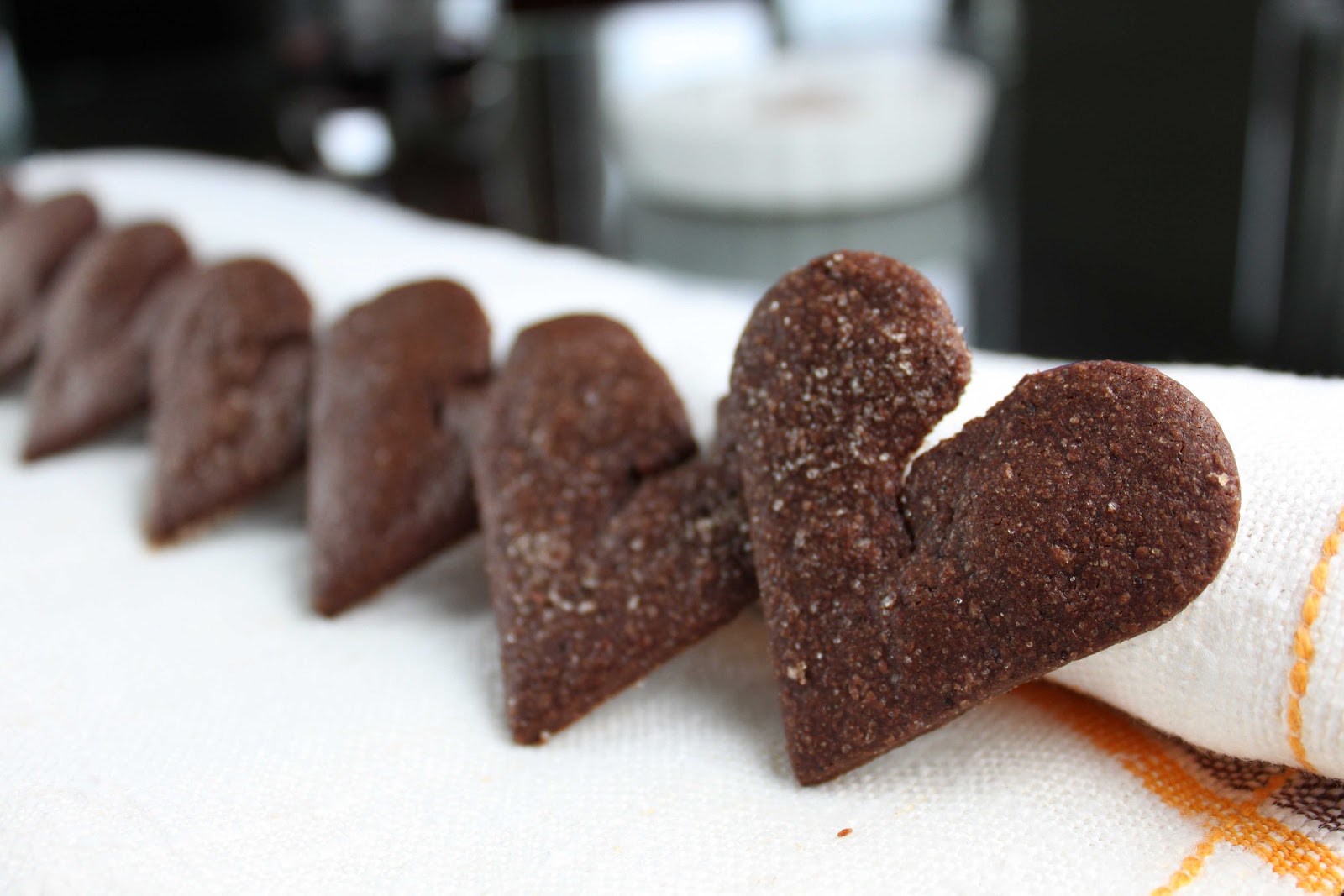 Fat and Happy Blog: Broken-Hearted Chocolate Black Pepper Cookies