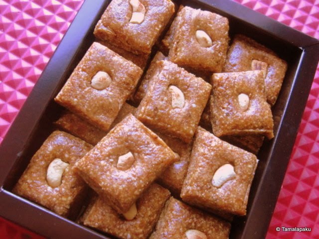 Peanut Burfi/Fudge ~ Tamalapaku