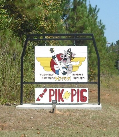 Goldendaze-ginnie: Piggin’ out at the “Pik ‘n Pig”