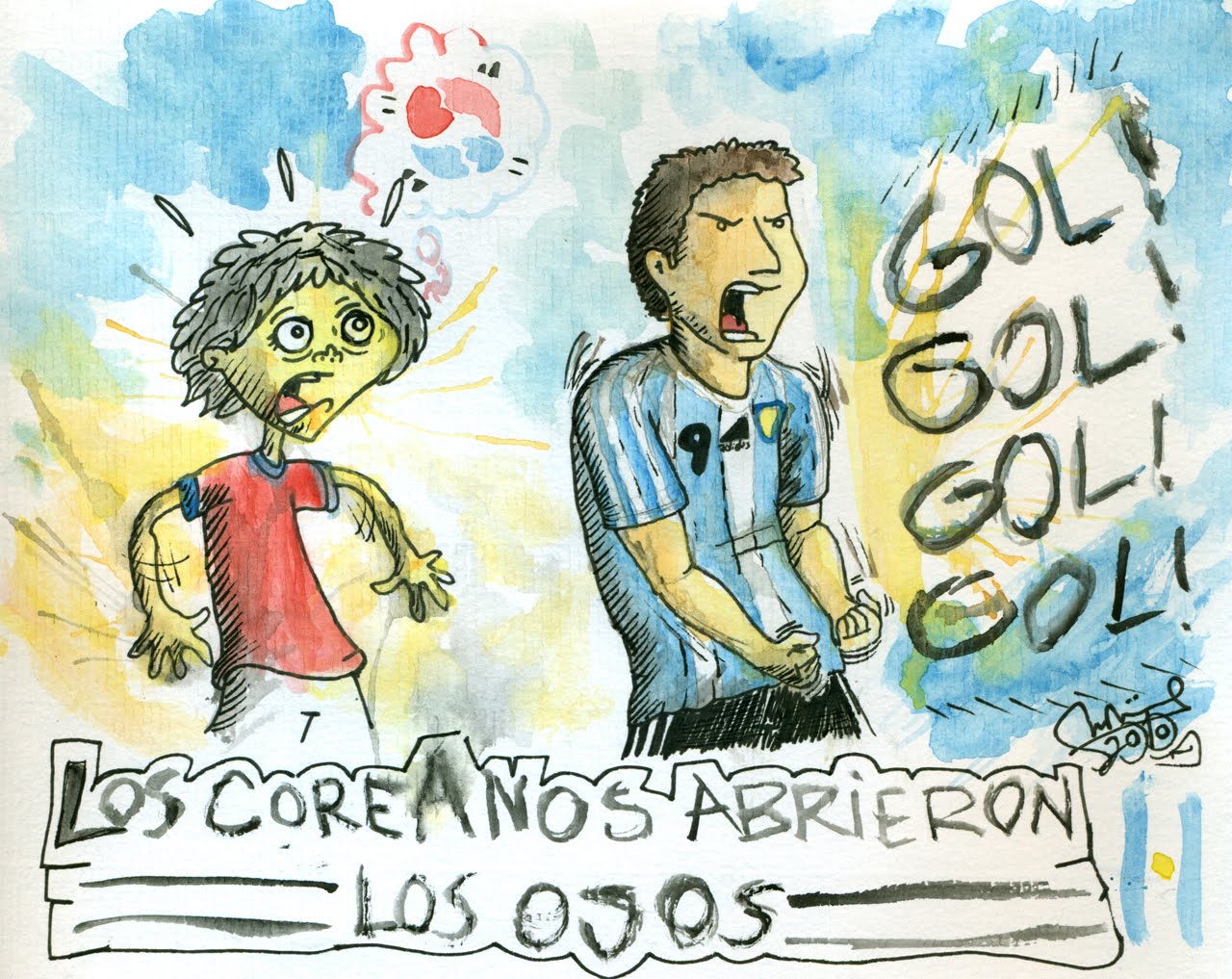 Muro Argentina 4 Corea Del Sur 1 Los Coreanos Abrieron Los Ojos