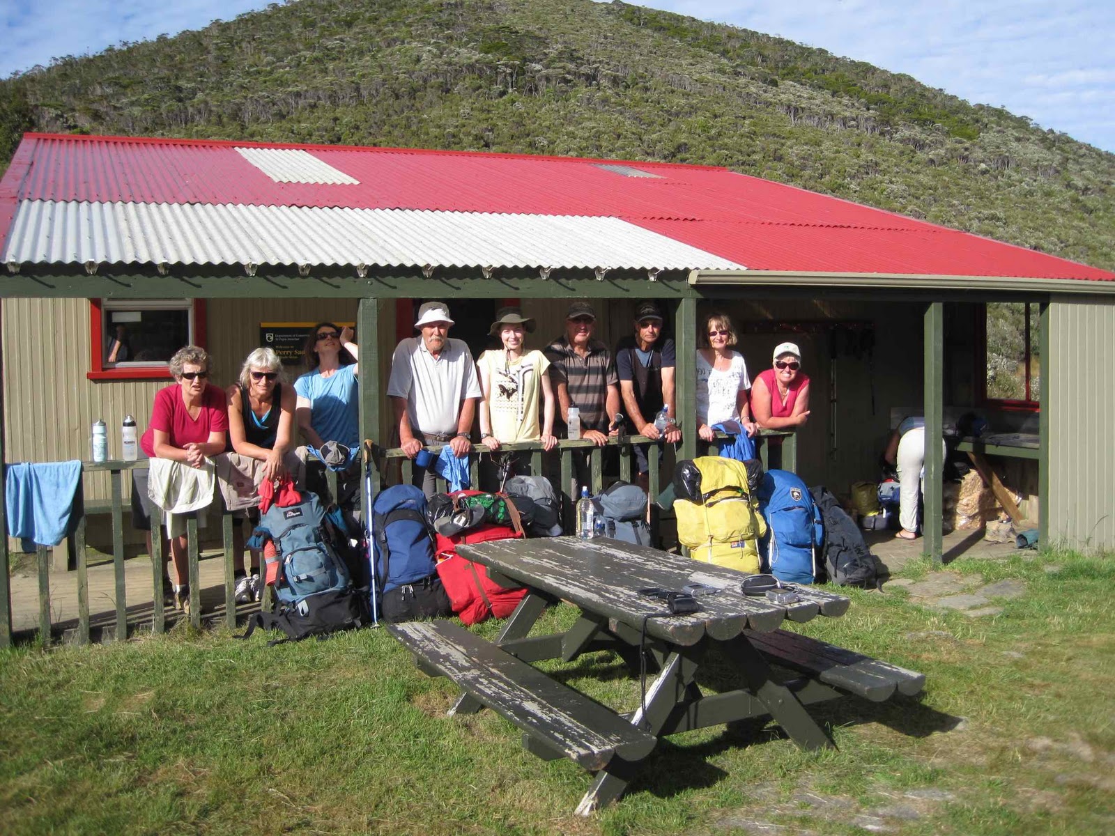 Carolyn in Aotearoa: Heaphy Track, Day Two: Perry Saddle Hut to Saxon ...