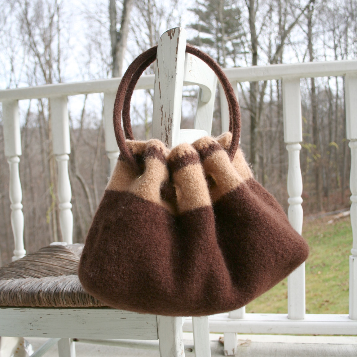 Virtuosity: Hand-Knit Felted Purses