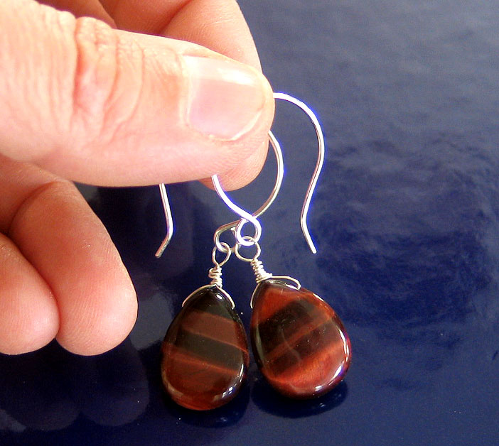 Tiger Eye Earrings | jewelry best designs