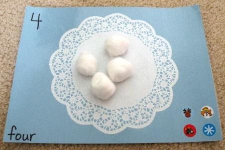 Katie's Nesting Spot: Snowball Counting Activity