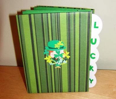 Katie's Nesting Spot: Envelope Mini Book Tutorial: Lucky