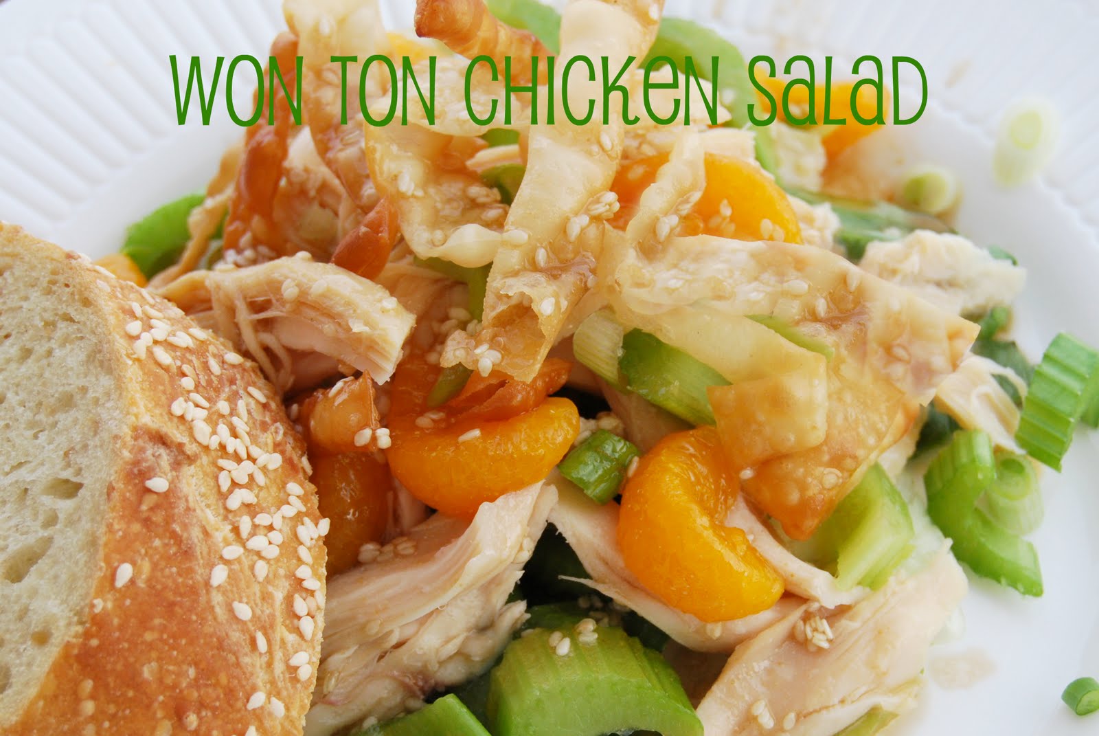 See Jane in the kitchen: Won Ton Chicken Salad