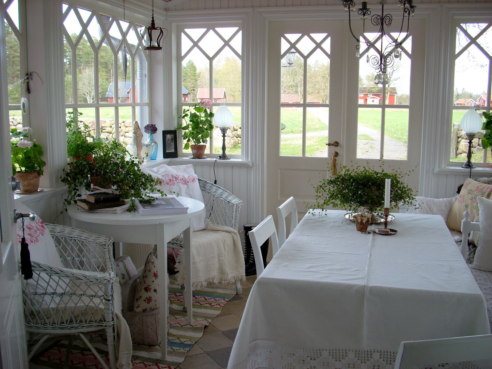 Veranda (With images) | Swedish cottage, Veranda, Cozy house