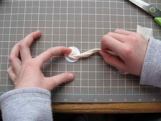 Scrappy Days: Tuesday's Tips & Techniques: Twisted Fabric Flower