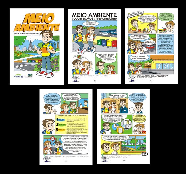 Cibele Santos Ilustrações Cartilha Meio Ambiente
