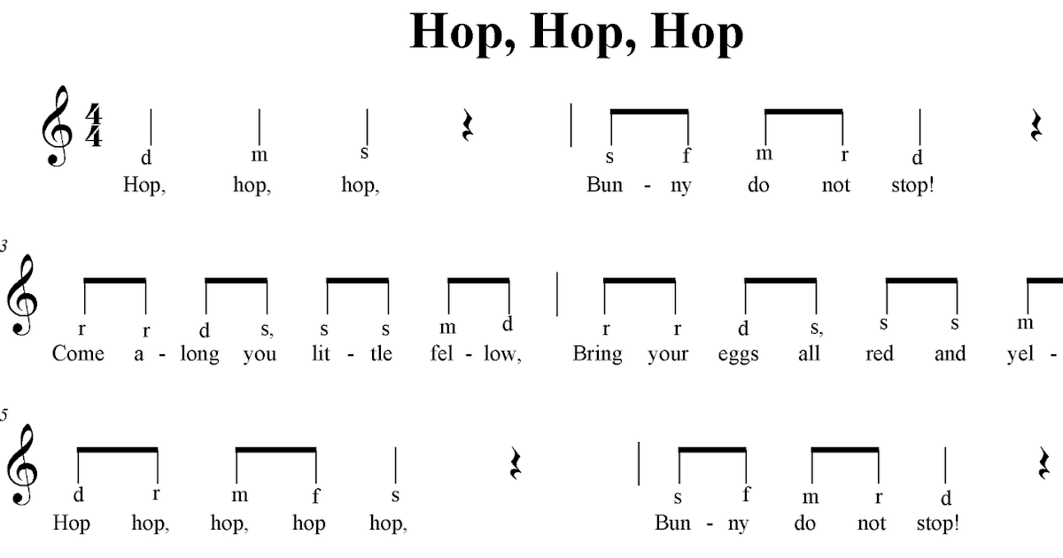 meyersmusic: Ideas for the Music Classroom: Hop, hop, hop...