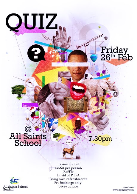 jiggylinty / graphic artist: Quiz Poster!