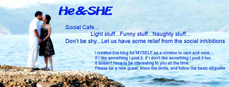 He & She: That is He and that is She