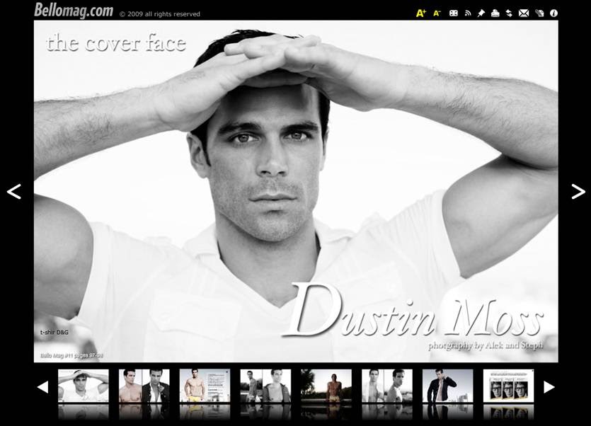 Next Models LA: DUSTIN MOSS for Bello Magazine