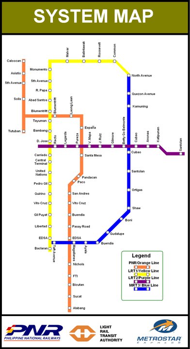 LRT MRT SYSTEM MAP ~ Travel, Photographs and Lifestyle
