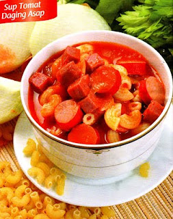 Sup Tomat Daging Asap