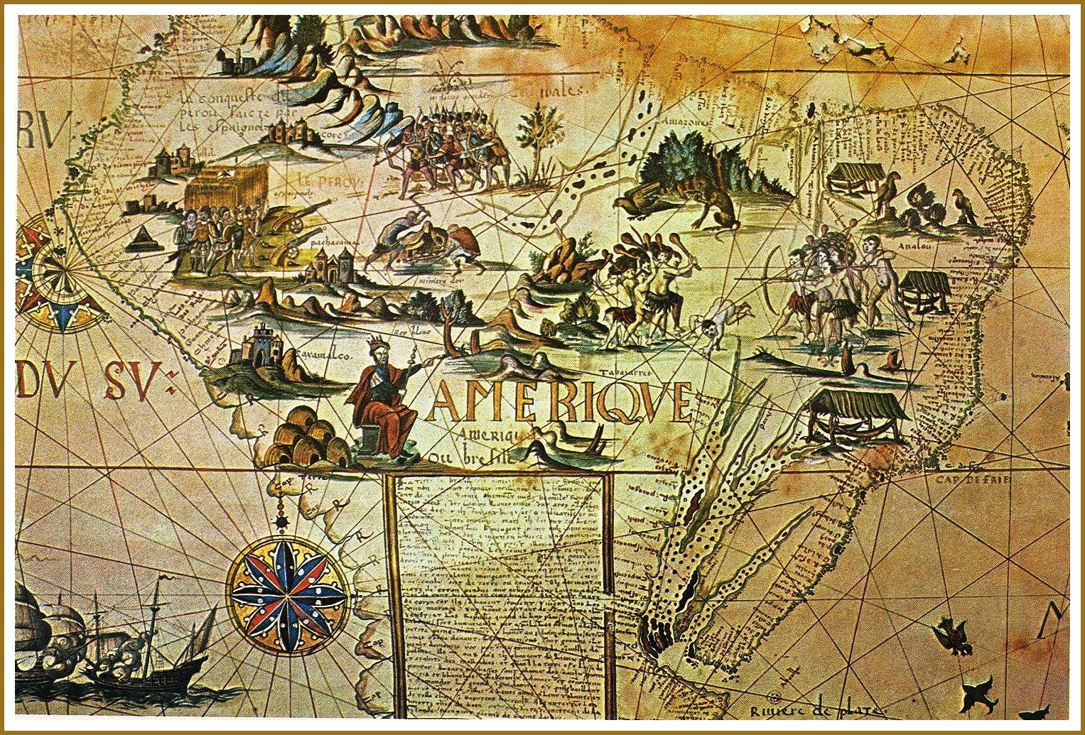 TABERNA SÃO PEDRO: Mapa do Brasil de 1550