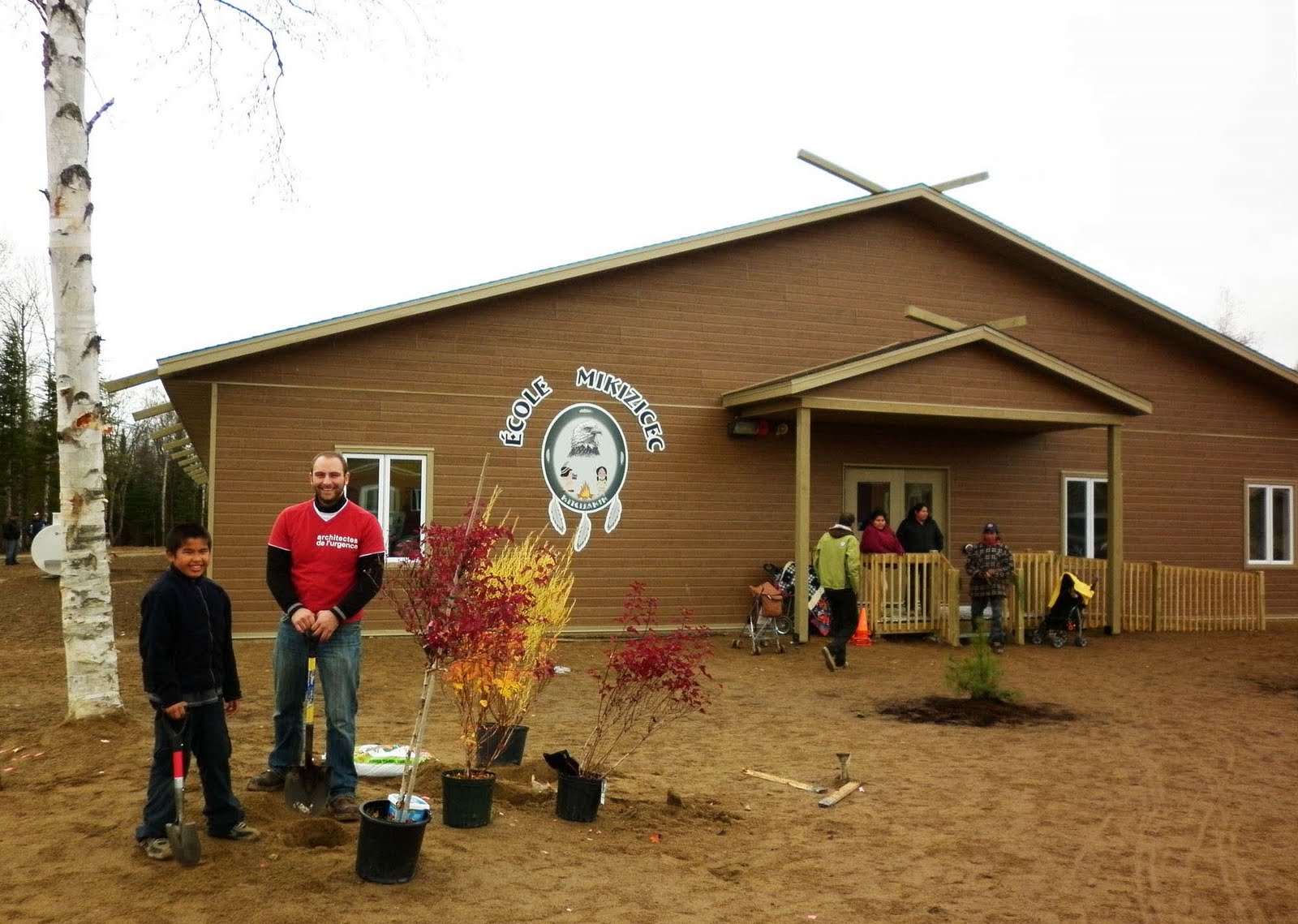 Carnet des architectes de l'urgence à Kitcisakik, Qc