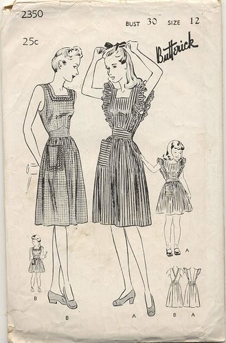 Saídos da Concha: Dress to Impress :: dress-apron vs. apron-dress